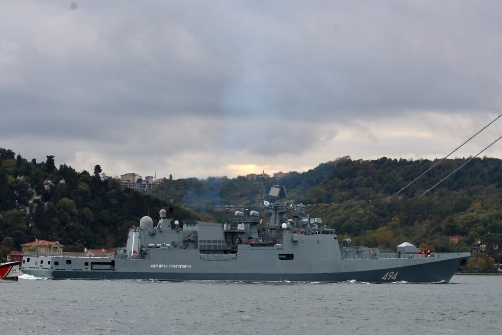 Russian frigate Admiral Grigorovich heads to the Mediterranean Sea ...