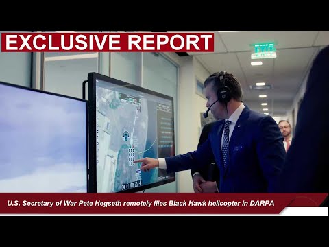 U.S. Secretary of War Pete Hegseth Remotely Flew Unmanned Black Hawk by ...